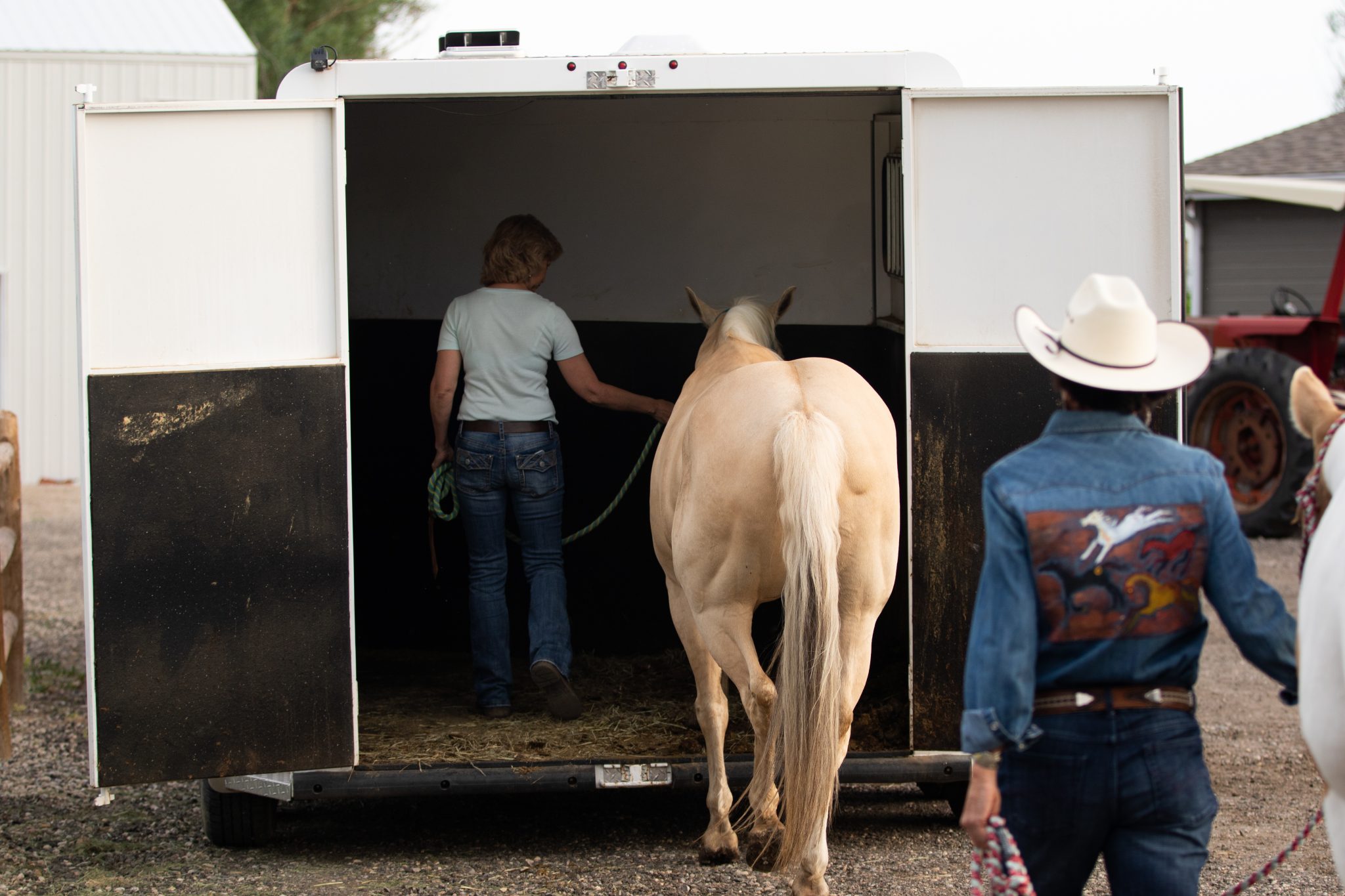 Horses Pawing in the Trailer - USRider Equestrian Motor Plan